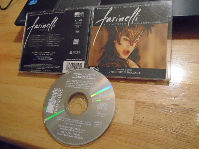 RARE OOP Farinelli Il Castrato CD soundtrack Gerard Corbiau christophe ...