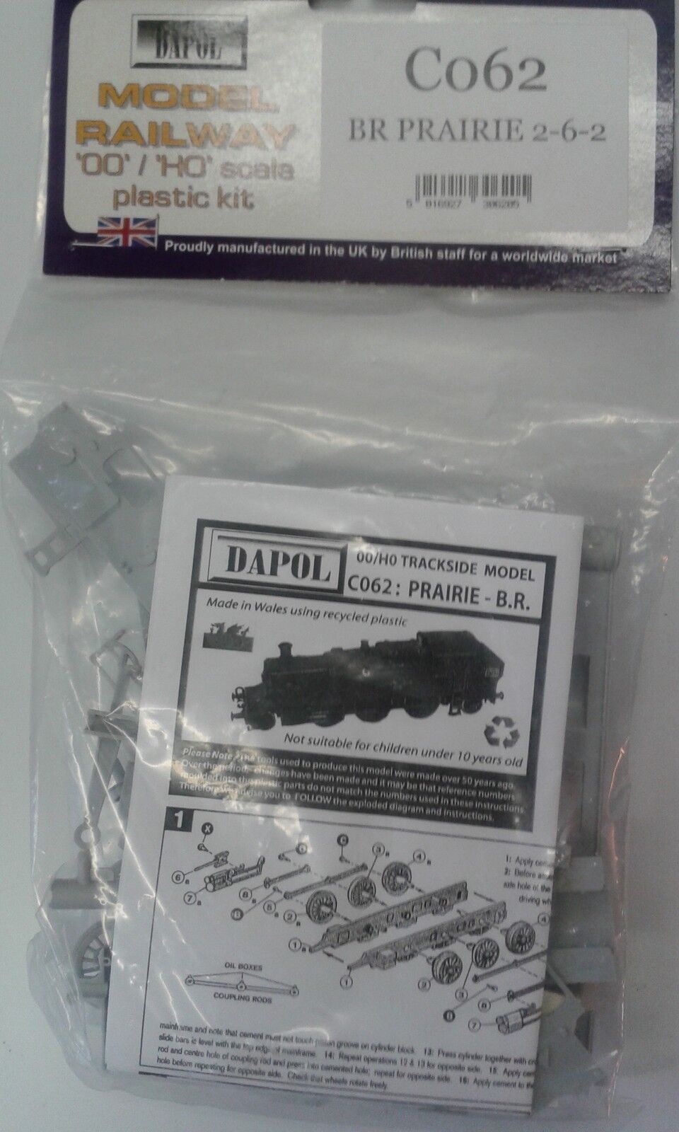 2-6-2T Prairie Tank 6100 BR Steam Loco Dapol Kitmaster C062 OO | eBay