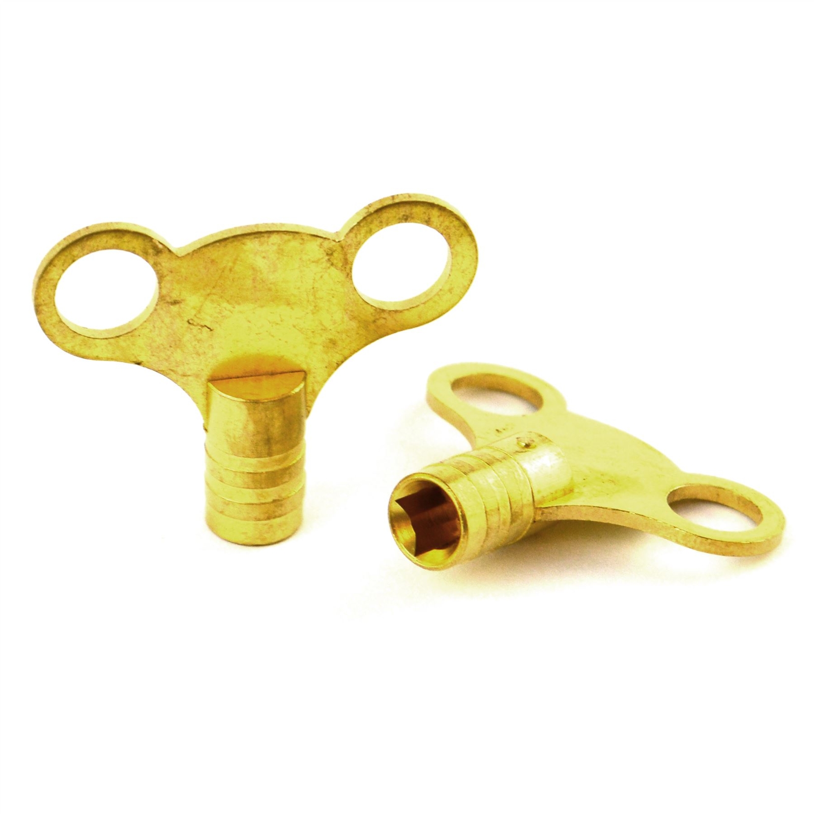 2pc Radiator Keys Brass Bleed Plumbing Bleeder Key Air Vent Central ...