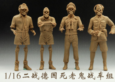 1/16 Resin Model Kit German Ghost Tankers 4 Figures Unpainted ...