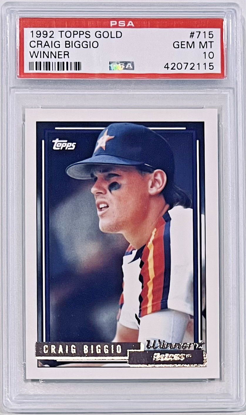 1992 Topps - Gold #715 Craig Biggio for sale online | eBay