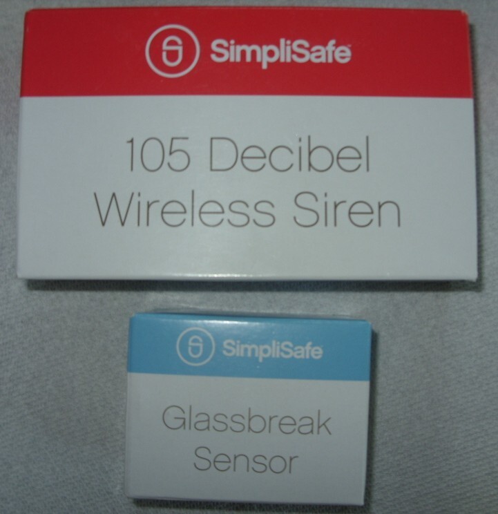 SimpliSafe 1st Generation 105 Decibel Wireless Siren and glassbreak ...