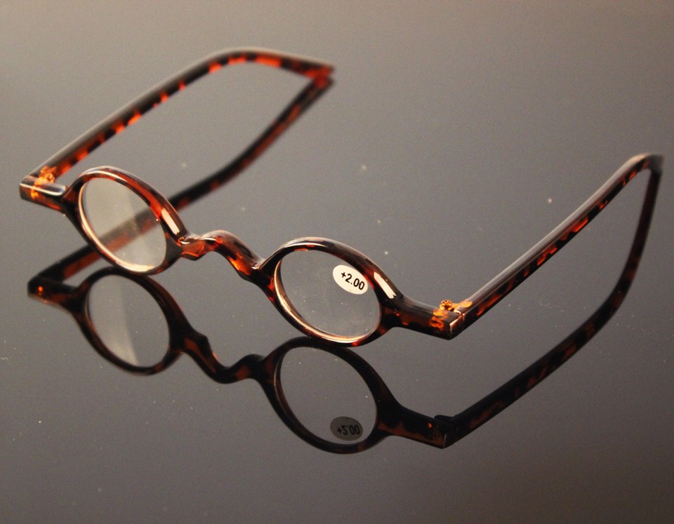 Beison Designer Glasses Small Round Oval Readers Retro Reading Glasses ...