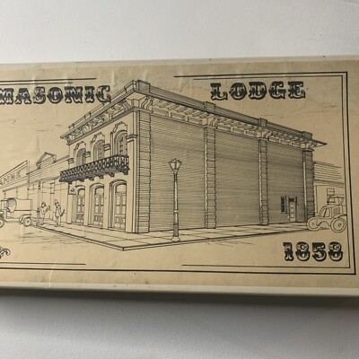 HO Scale Classic Miniatures #CM-8 "MASONIC LODGE" KIT MIB | eBay