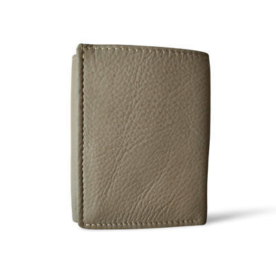 Small Real Soft Leather Trifold Wallet Purse RFID BLOCKER Slim Wallets ...