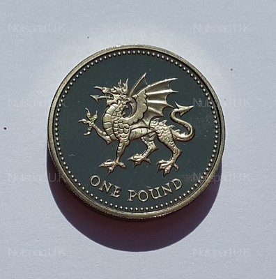 2000 U.K. Royal Mint proof £1 coin "Welsh Dragon" one pound coin | eBay ...