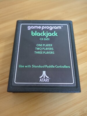 Blackjack (Atari 2600) CX2651 Text Label | 2600+ 7800+ Retron 77 | eBay