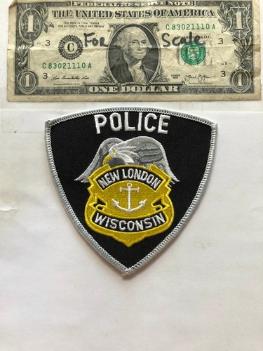 New London Wisconsin Police Patch in great shape | eBay