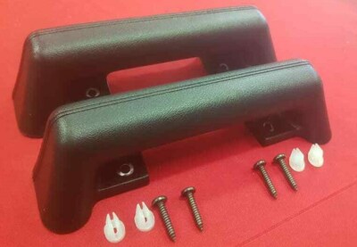 NEW REAR ARM REST PAIR FORD XA XB FALCON GT 351 & FAIRMONT IN BLACK ...