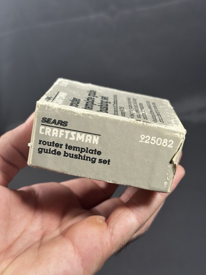 Sears Craftsman Router Template Guide Bushing Set 925082 | eBay