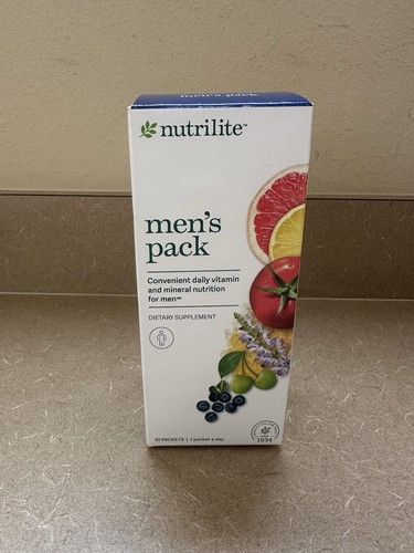 Amway Nutrilite Men's Pack Convenient Daily Multivitamin Mineral 30 Packets 1Mo | eBay