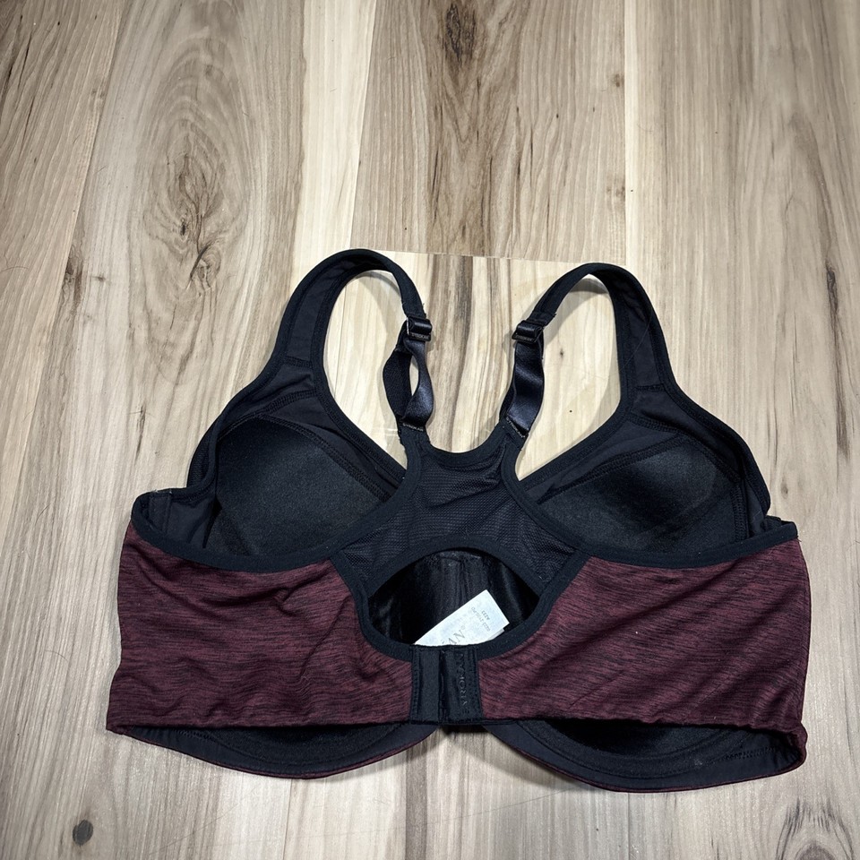 SYROKAN Women's Sports Bra with Underwire High Support Racerback Size ...