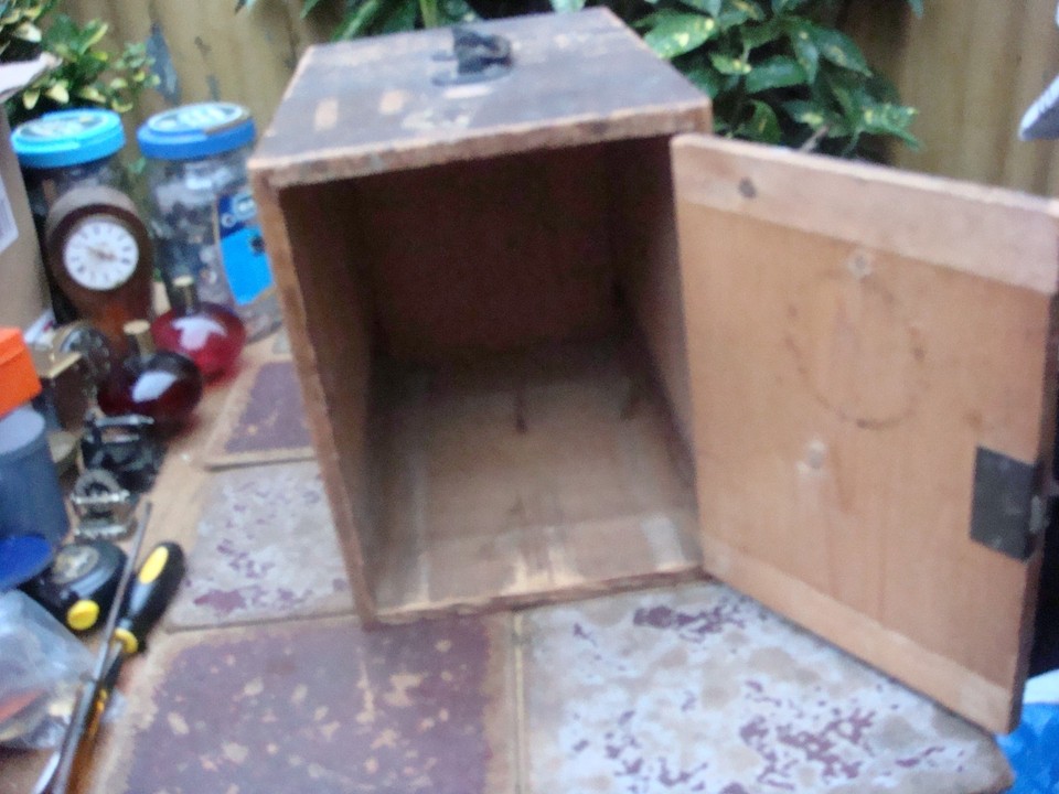 Vintage Old Antique Empty Wooden Case For Sewing Machine Wilcox Willcox ...