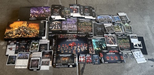 Warhammer 40k Space Marine Boxes And Kit Instructions Huge Lot | eBay