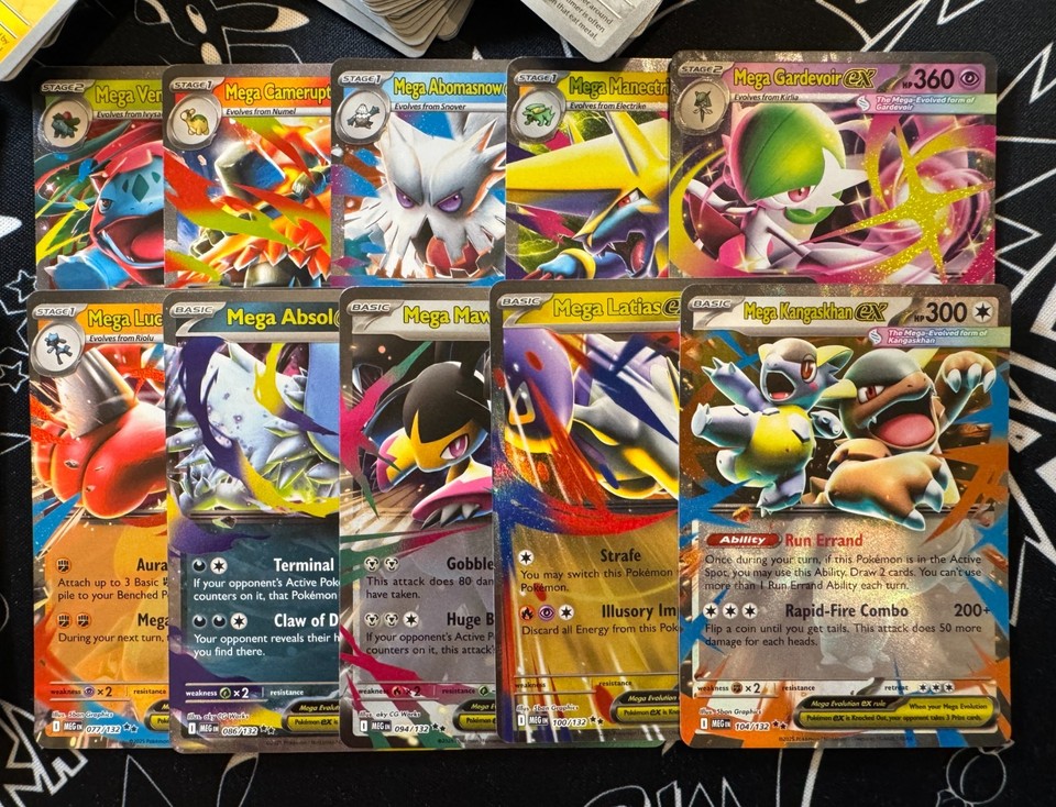 Pokemon TCG Mega Evolution Complete Base (Main) Set - All 132 Cards | eBay