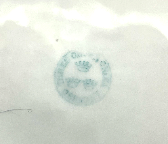 Antique Three Crowns 1909-1916 10 1/2" Porcelain Plate Germany | eBay