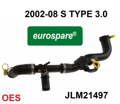For Jaguar S-Type 3.0L 2002 2003 2004 2005 Upper Radiator Hose JLM21497 ...