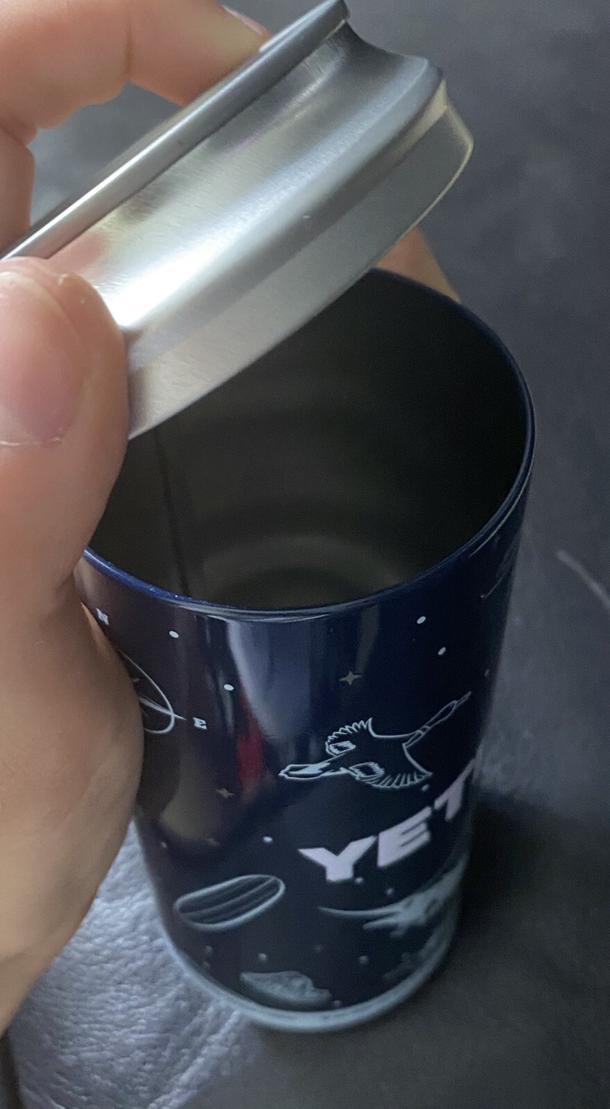 Yeti Tall Rambler Insert Can Storage Blue Can | eBay