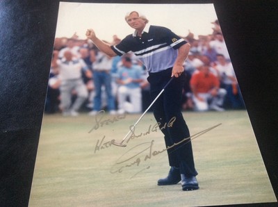 Greg Norman Golf Autograph Photo British Open Champ Aussie | eBay