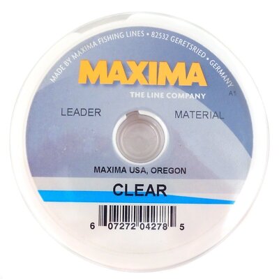 Maxima Fishing Line Leader Wheel, Clear, 10-Pound, 27-Yard | eBay