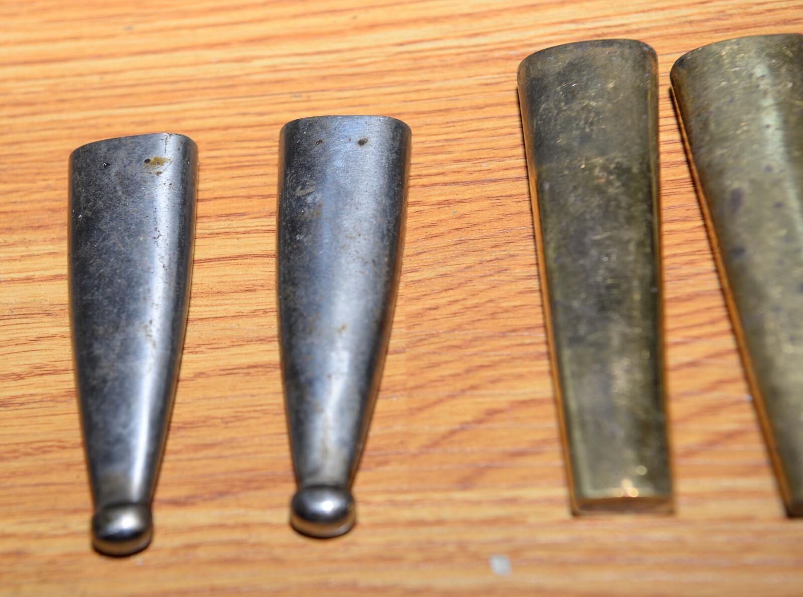 6 Scabbard tips German English bayonet sword knifer old stock ...