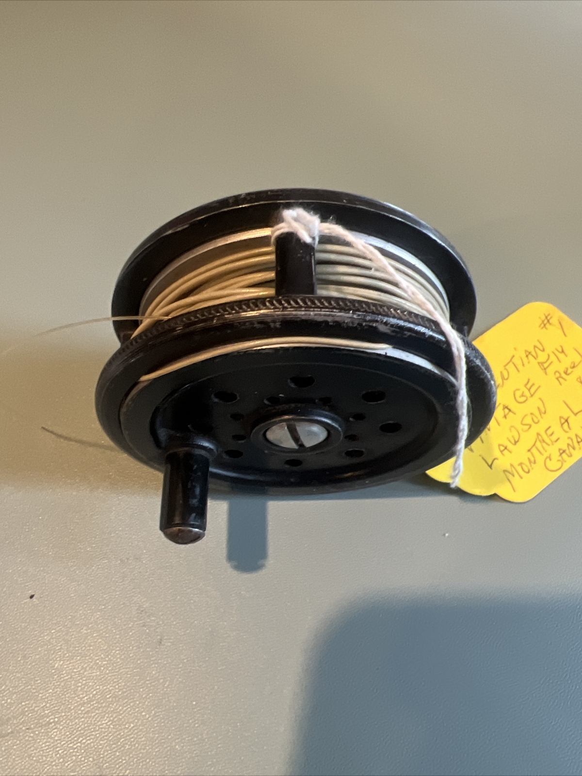 VINTAGE LAURENTIAN NO. 2 DRY FLY REEL LAWSON MACHINE WORKS CANADA FISH ...