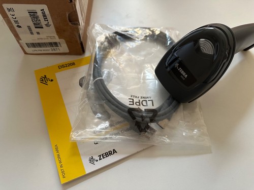 Zebra DS2208 wired handheld scanner + USB cable | eBay
