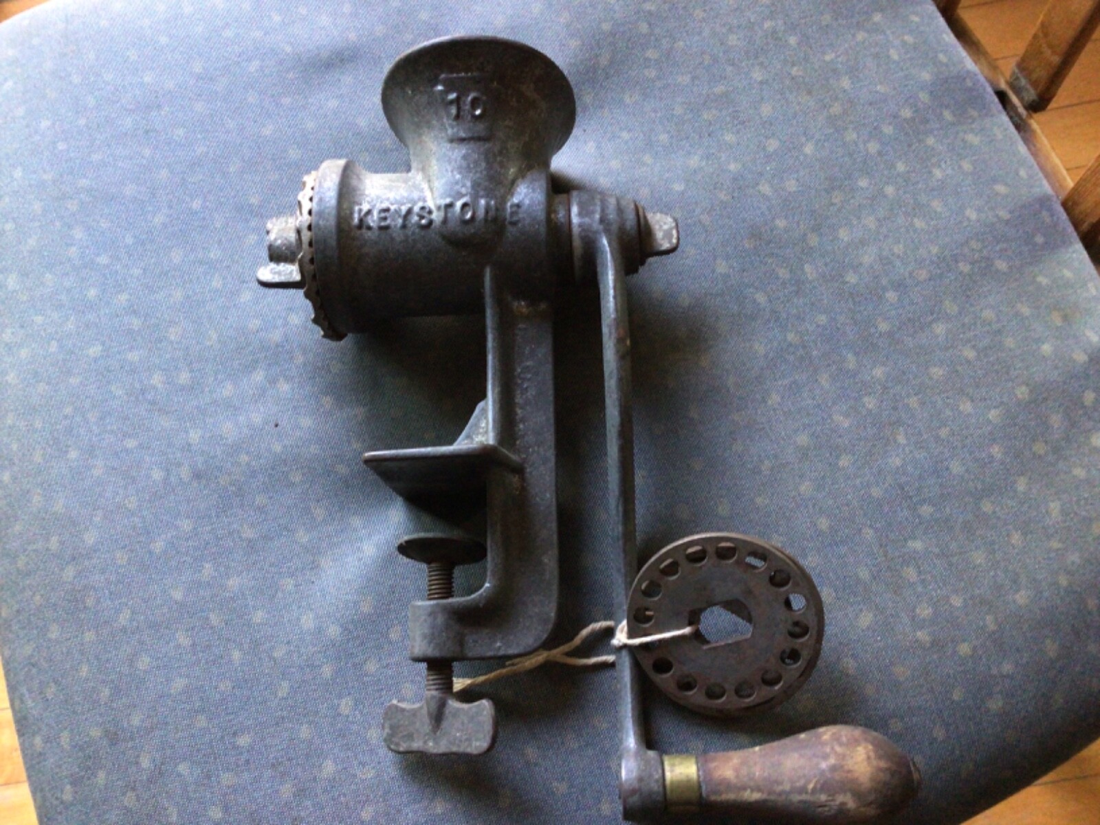 VINTAGE CHOP-RITE TINNED MEAT GRINDER #10 CAST IRON | eBay