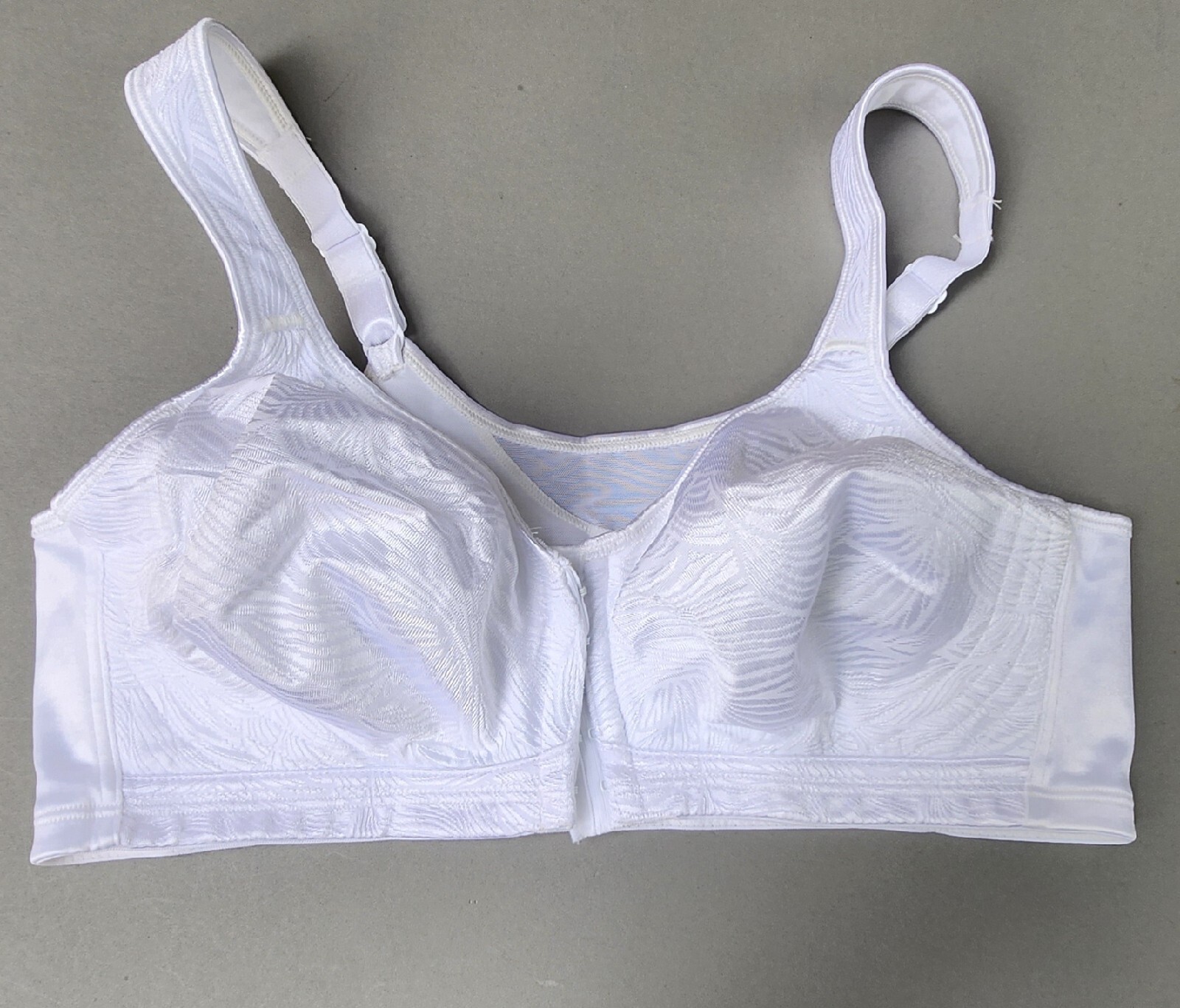 Playtex Bra 18 Hr Posture Boost 40 C Full Figure Front Close White E525 ...