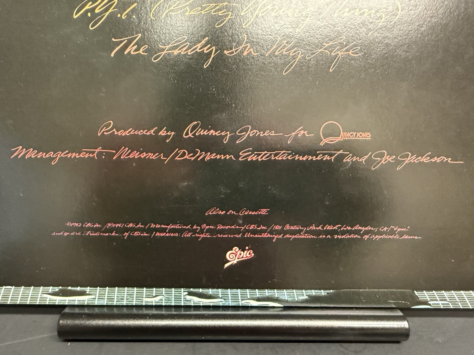 RARE - MICHAEL JACKSON THRILLER RARE COVER ERROR VINYL RECORD QE 38112 ...