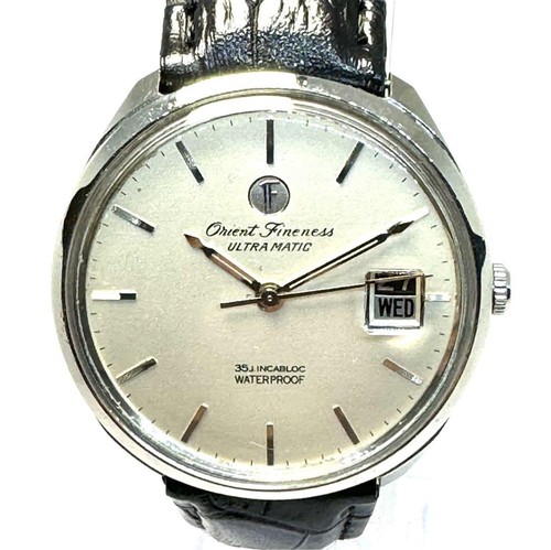 Orient Fineness Ultramatic 35 Jewels Automatic 1967 Thin Vintage Watch ...