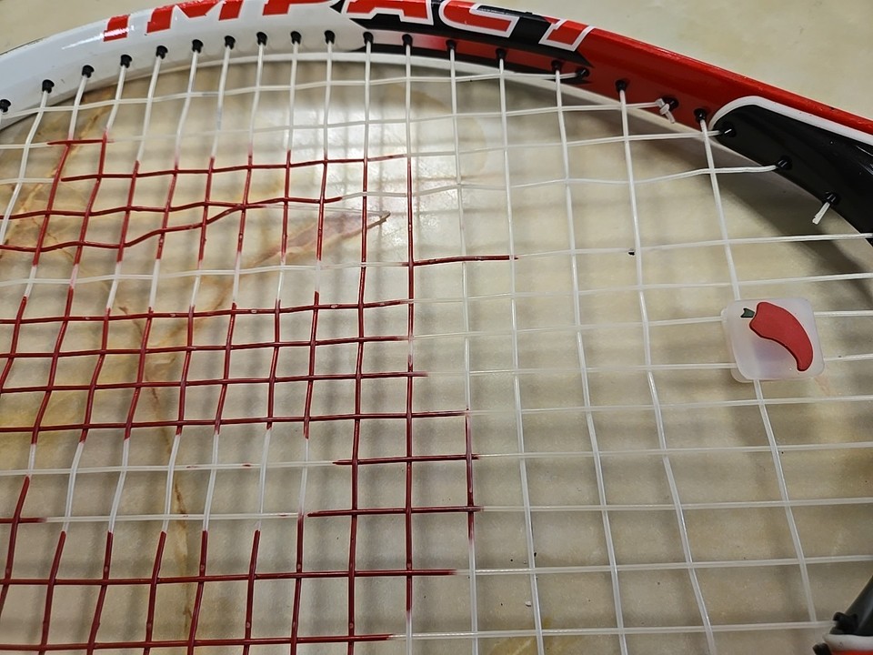 Wilson Impact Titanium Tennis Racket Racquet Red Volcanic Grip Size L2 ...