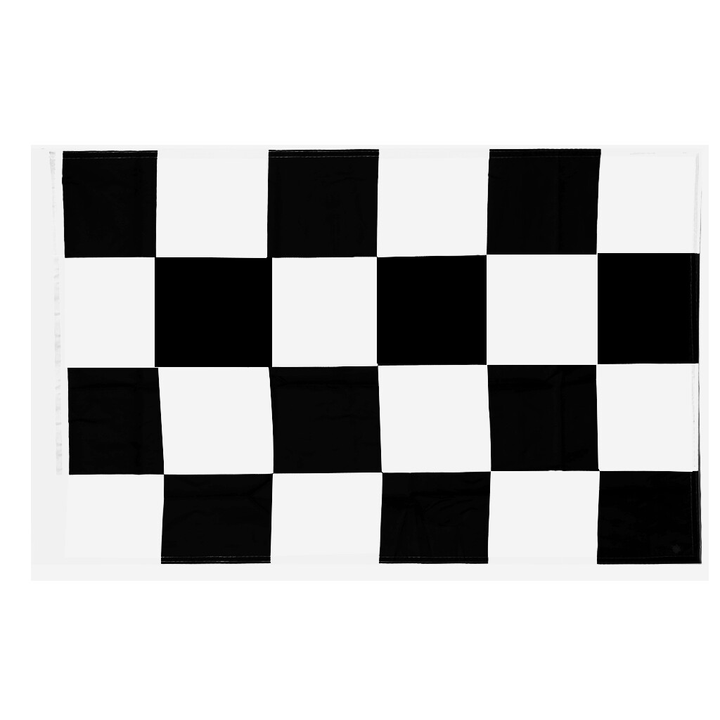 Schwarz Weiß Zielflagge 90x150cm Indoor Outdoor Racing Banner | eBay.de