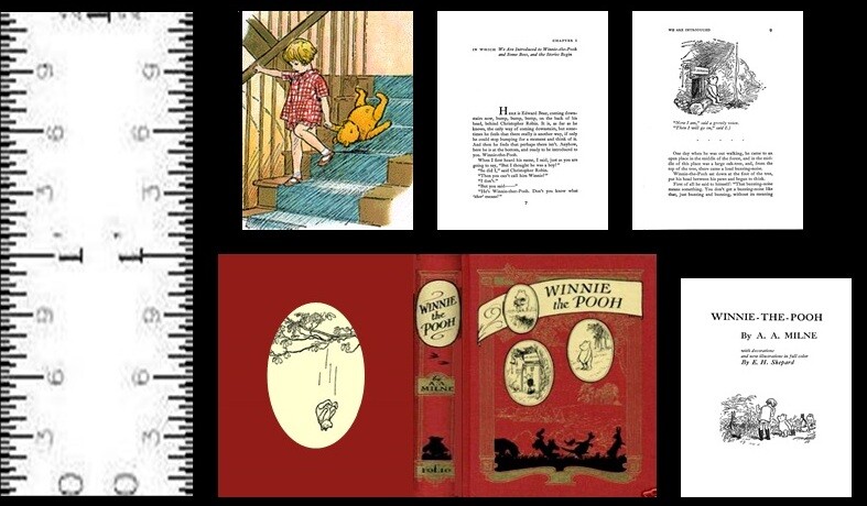 1:12 SCALE MINIATURE BOOK WINNIE THE POOH A. A. MILNE MODIFIED | eBay