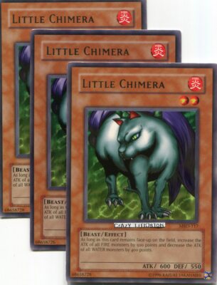3 X YU-GI-OH LITTLE CHIMERA SILVER RARE N/MINT MRD-117 | eBay