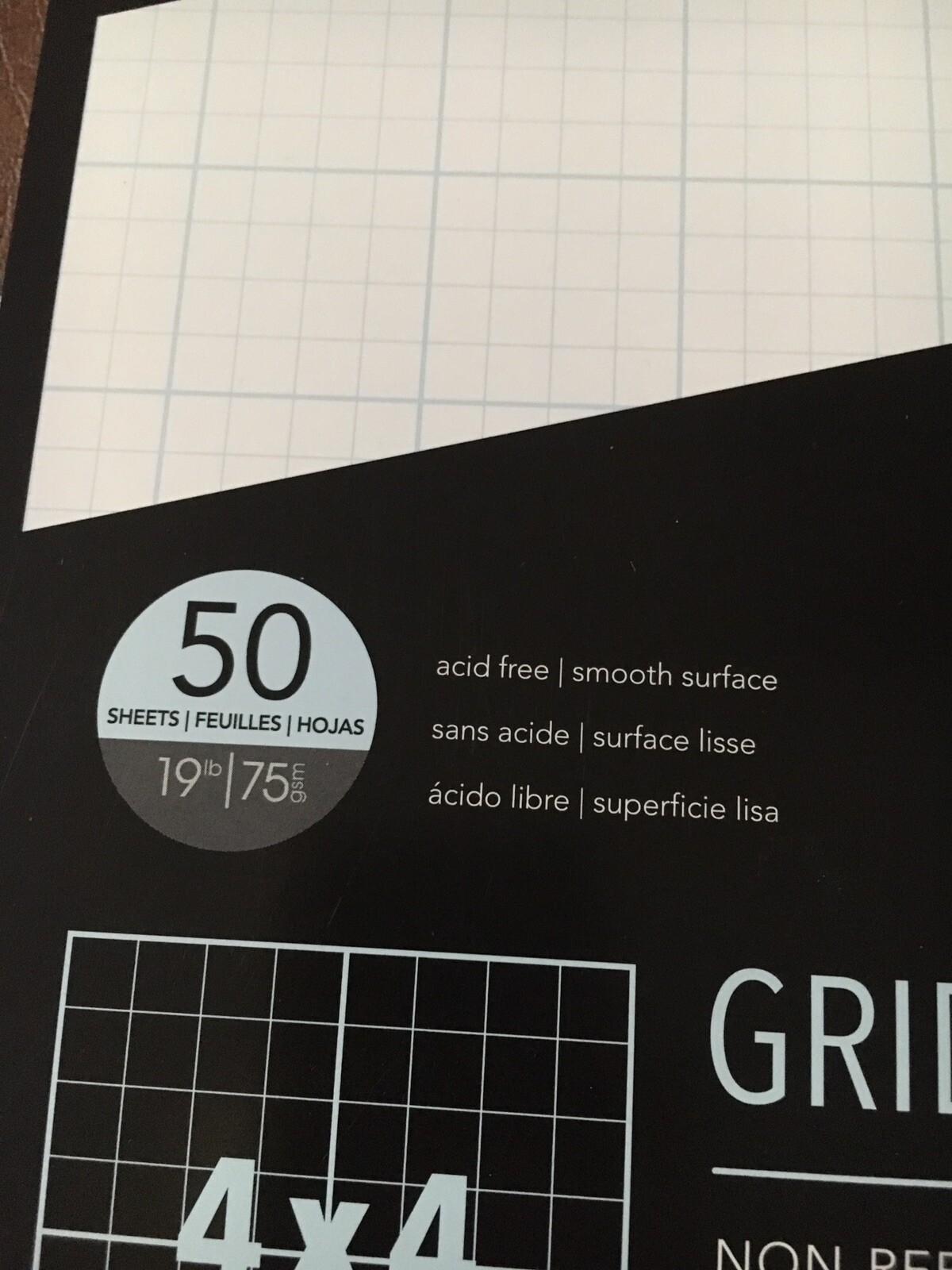 Bienfang Gridded Paper 8-1/2 x 11" Bond Paper Calligraphy Hand ...