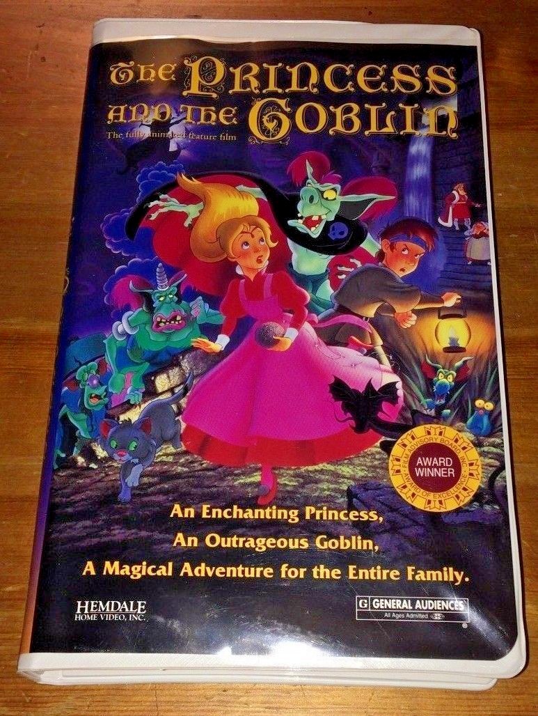 The Princess and the Goblin (VHS, 1994) RARE OOP HTF + FREE DVD | eBay