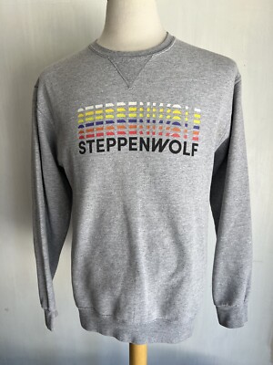 STEPPENWOLF Official Unisex 70's Rock Band Crewneck Sweatshirt Size ...