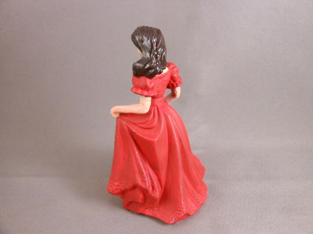 Rare Vtg 3" Bride Bridesmaid Quinceanera Figure w/ Red Dress Wedding ...
