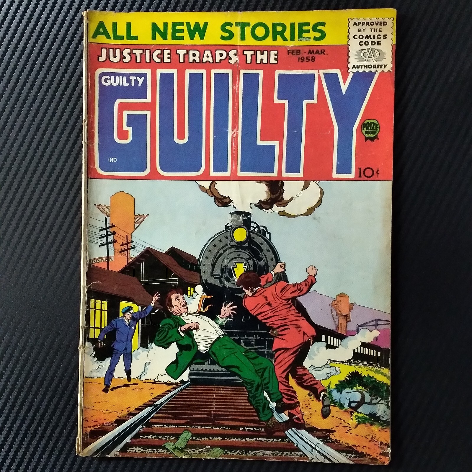 1958 Justice Traps the Guilty Comic Book #1 | eBay