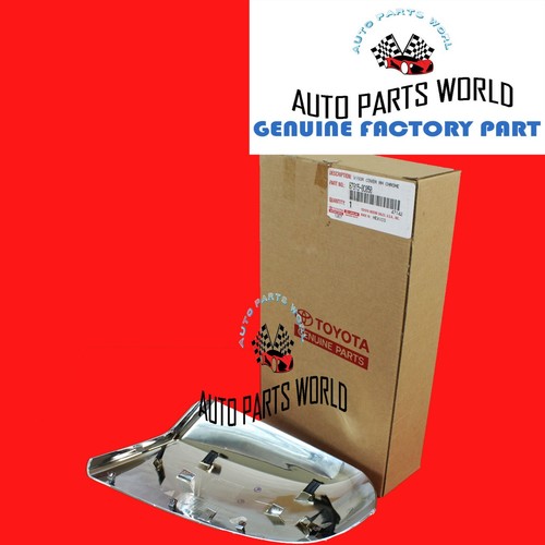GENUINE TOYOTA 08-21 SEQUOIA TUNDRA PASSENGER CHROME MIRROR COVER 87915 ...