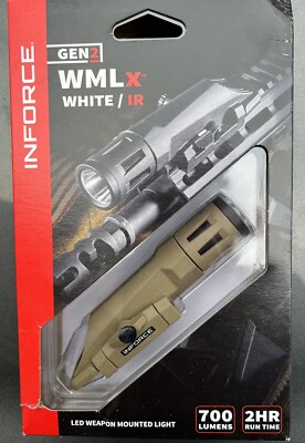 Inforce WMLX White/Infrared Gen 2 Weaponlight - Flat Dark Earth ...