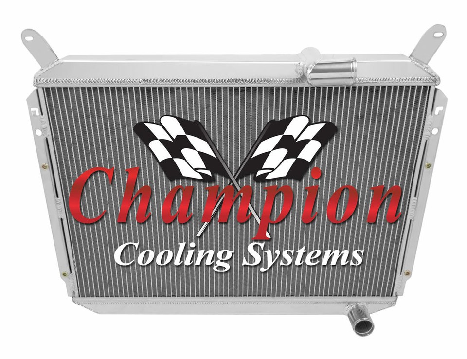 QR Champion 3 Row Radiator W/ 16" Fan for 1984 - 1989 Nissan 300ZX V6 ...