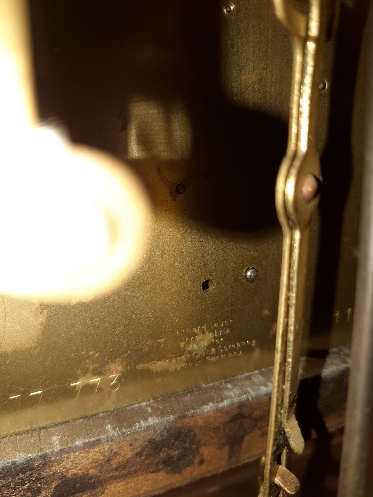 Emperor Clock Company' Tempus Fugit Grandfather Clock- Mechanism made ...