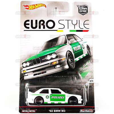 2016 Hot Wheels 92 BMW M3 white - Euro Style - HW Car Culture 1:64 ...