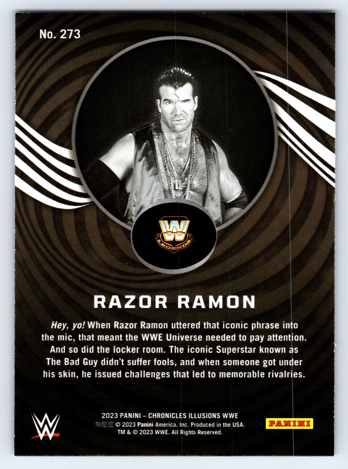 2023 #273 Razor Ramon Panini Chronicles WWE Illusions | eBay