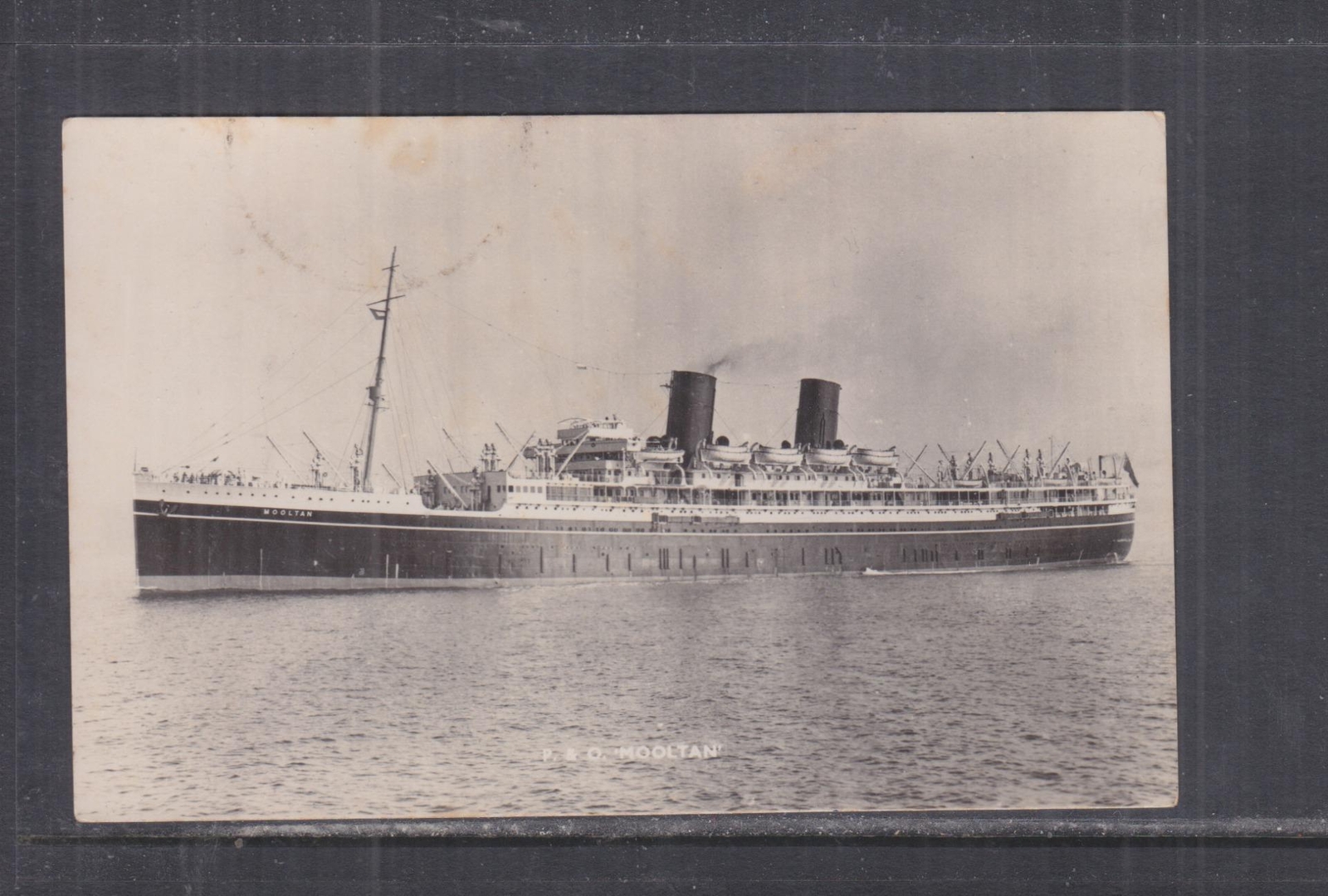 P & O " SS MOOLTAN " c1925 ppc., unused. | eBay
