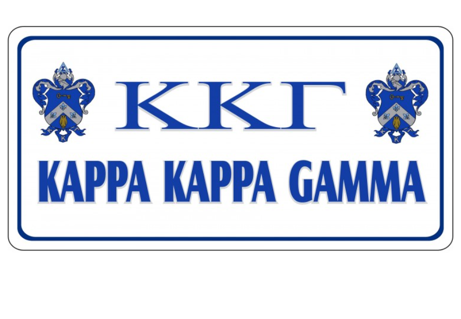 Kappa Kappa Gamma Logo Kappa Kappa Gamma Car Window Sticker Greek