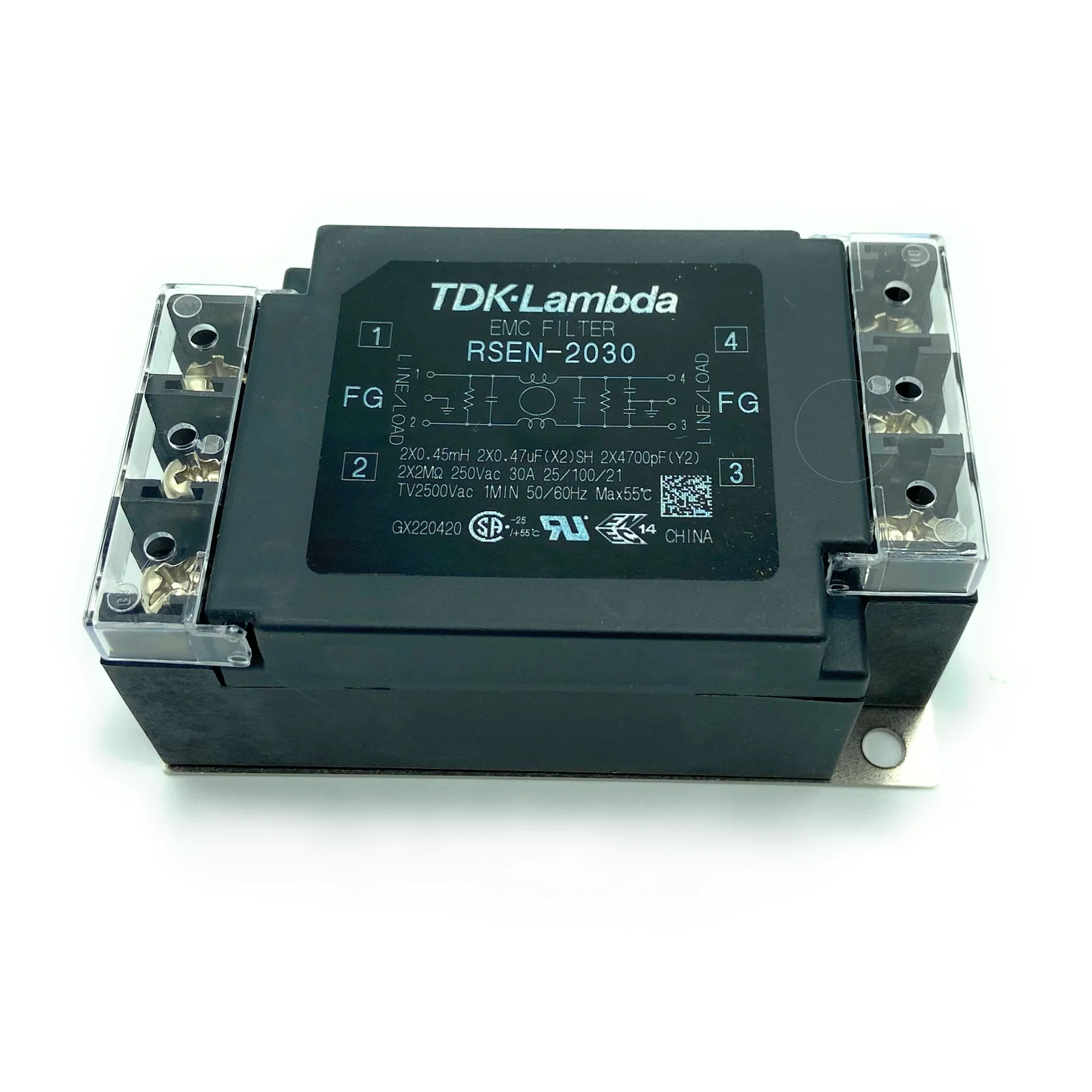 TDK Lambda RSEN-2030 Single Phase EMC/EMC 250VAC 30A Power Line Filter | eBay