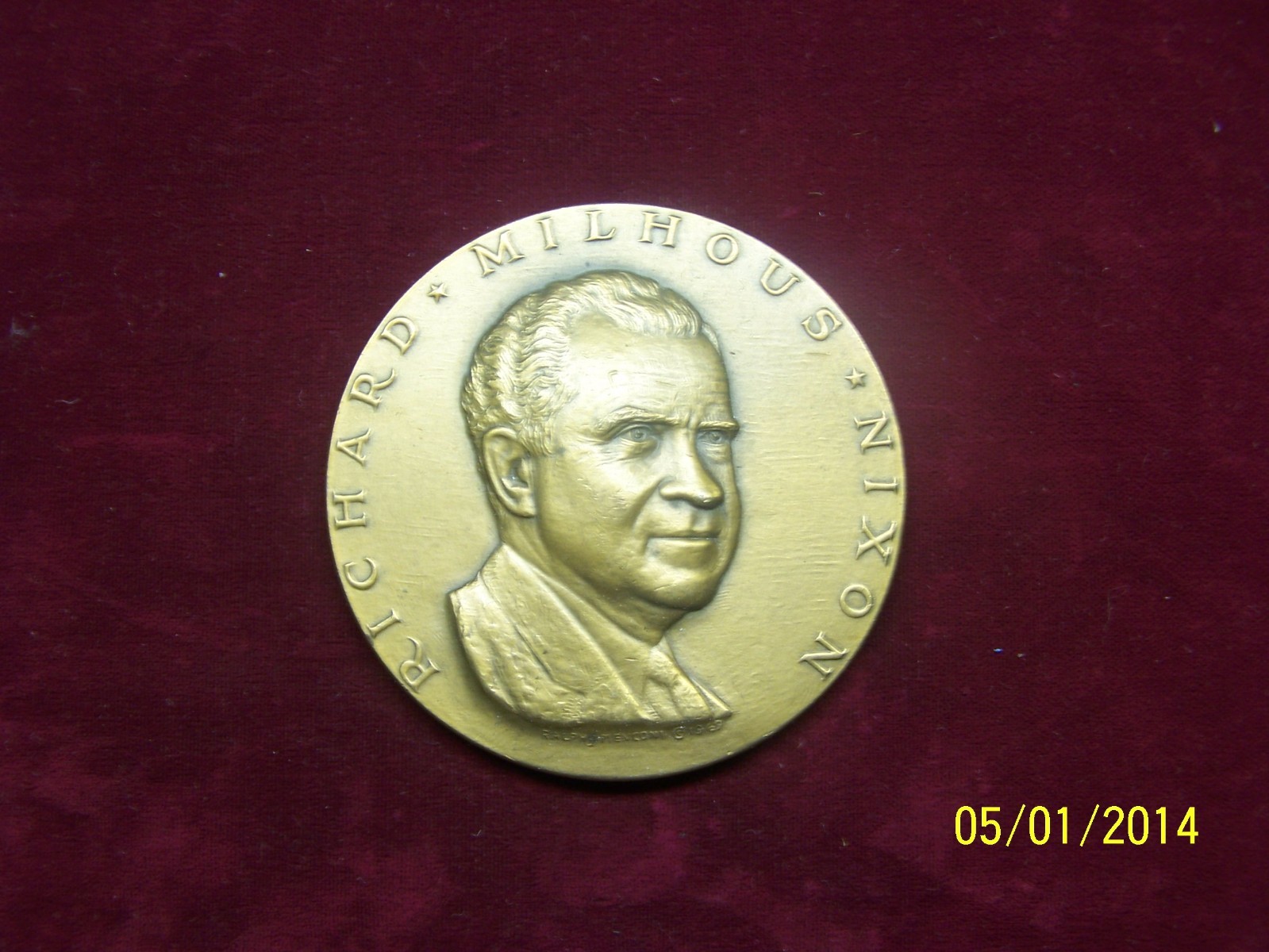 1969 Richard Milhous Nixon 37th President of America Inauguration Medal ...